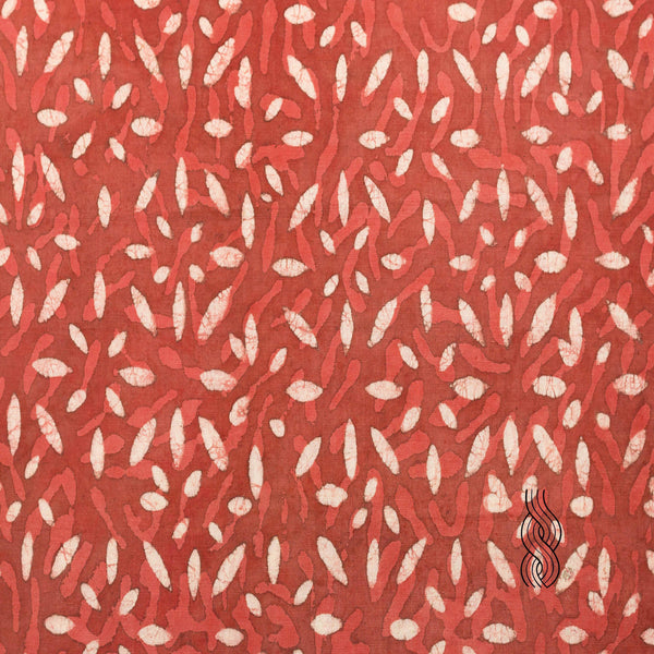 Block Printed Cotton Red brown – Salonee Silks N Cotton
